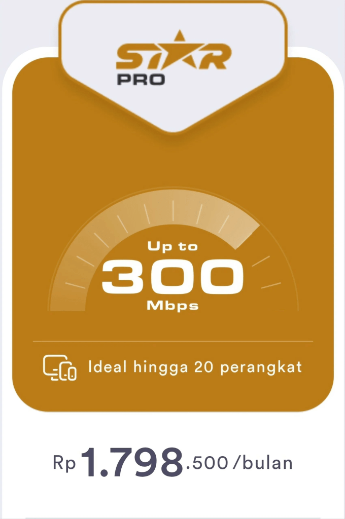 Star Pro First Media 250mbps +4 Bonus | First Media